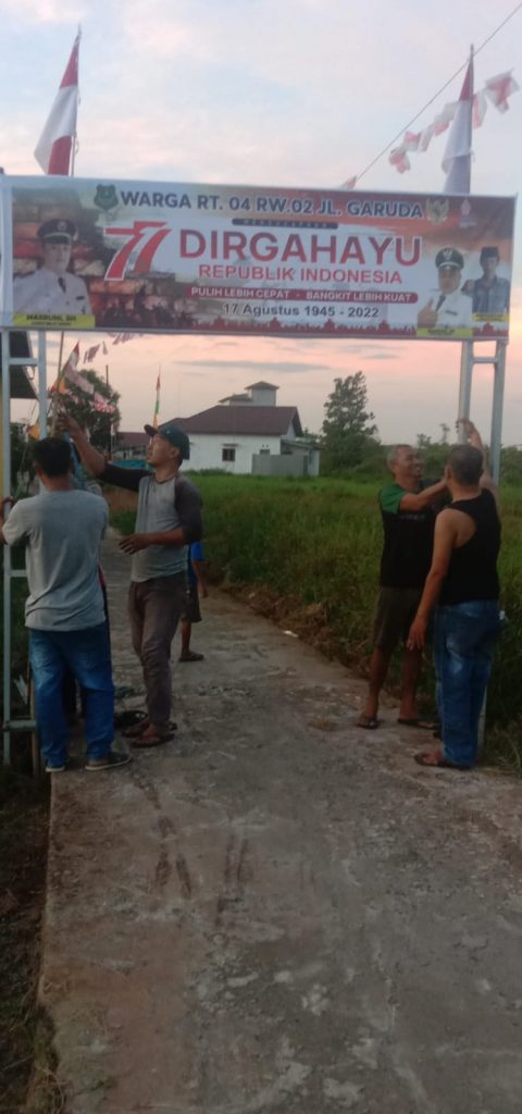 Warga RT.04 RW.02 Jalan Garuda Mengucapkan Dirgahayu Republik Indonesia ...